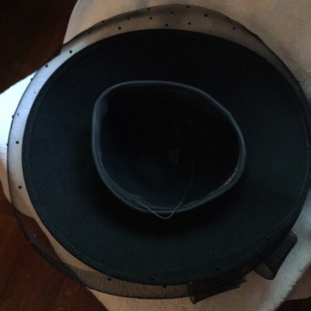 Deborah Made In Usa Wool Wide Ribbon Trim Hat - Gem